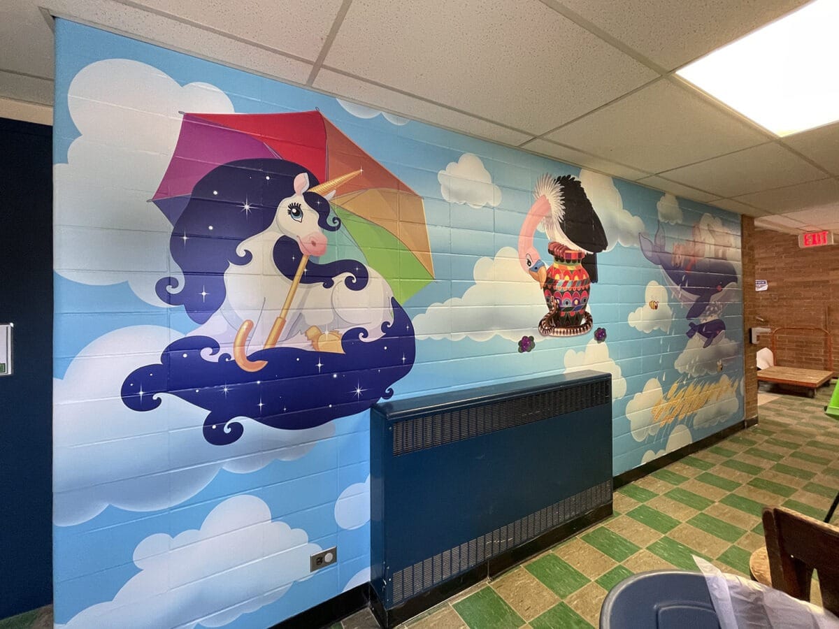 Major Renovation with Fun Graphics for an Elementary School - Visual ...